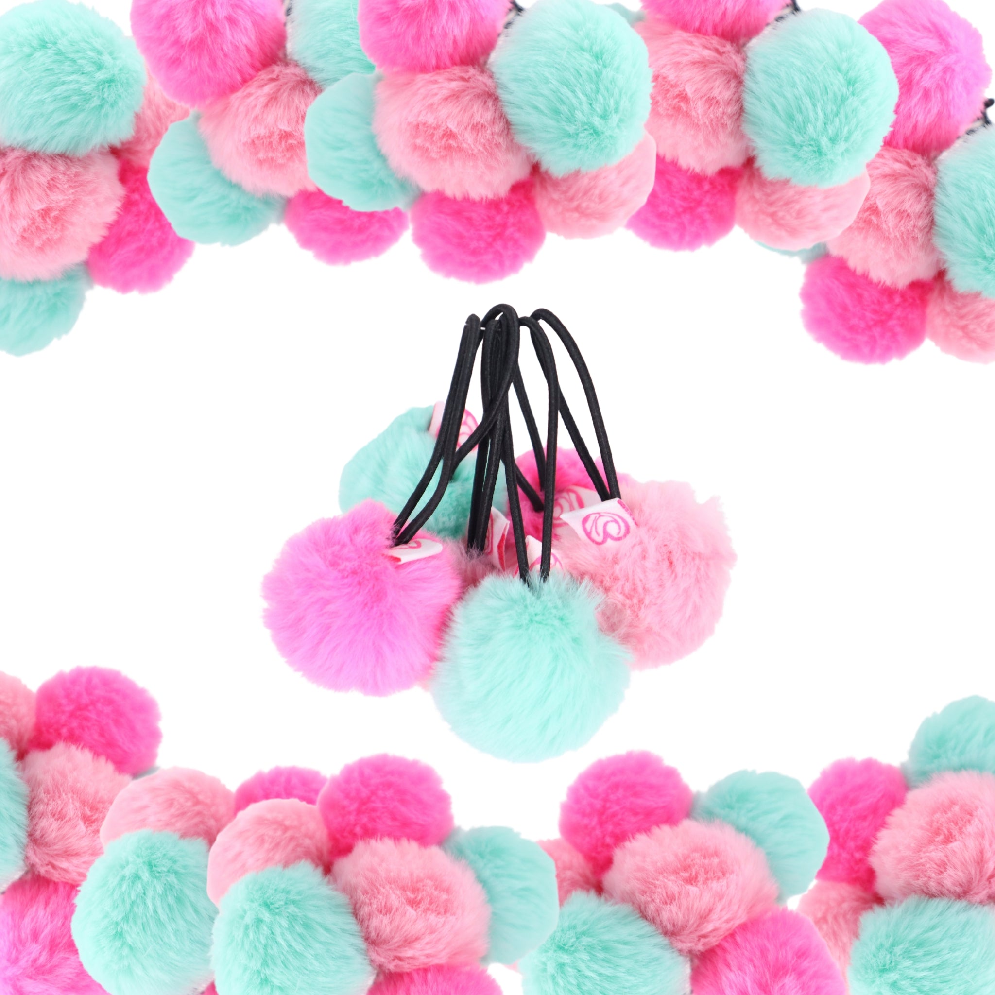 Pom Pom Hair Ties – Rebecca Zamolo