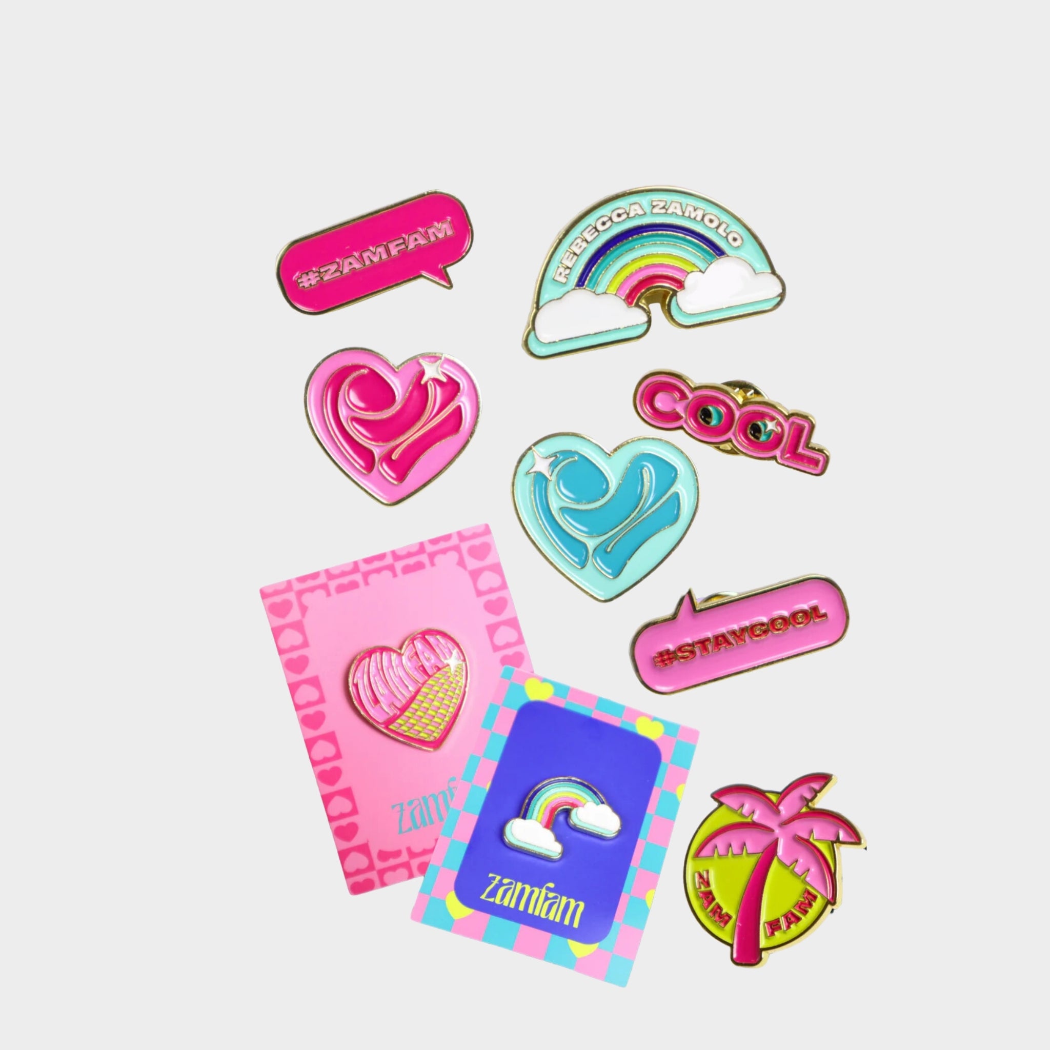 Zamfam Enamel Pins – Rebecca Zamolo