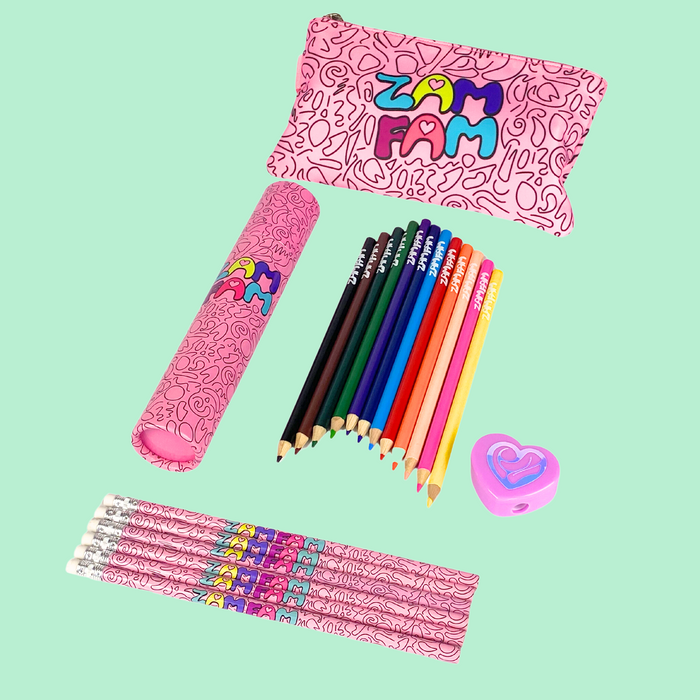 Zamfam Pencil Kit | Back to School | Rebecca Zamolo